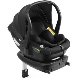 Babyschale hauck "Drive N Care" schwarz (black) Baby Kindersitze inklusive Base und Neugeborenen-Einlage