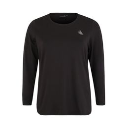 Active By Zizzi Performance Shirt 'Abasic' female Black size XXXL