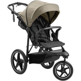 Dreirad-Kinderwagen hauck "Runner 3, olive" grün (olive) Baby Kinderwagen mit XXL-Lufträdern und Handbremse; bis 22 kg beslastbar