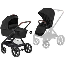 Kombi-Kinderwagen hauck "Walk N Care Air Set, black" schwarz (black) Baby Kinderwagen belastbar bis 22 kg