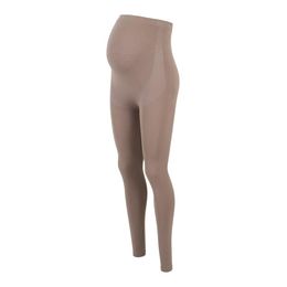 MAMALICIOUS Umstand Leggings 'MLTIA JEANNE' Damen Gr&ouml;&szlig;e S braun