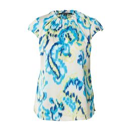 comma, COMMA Bluse Damen Gr&ouml;&szlig;e XXL blau / gelb / gr&uuml;n / wei&szlig;