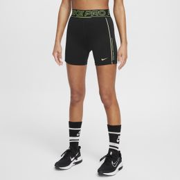 Nike Pro Dri-FIT Shorts (ca. 8 cm) (Mädchen) - Schwarz