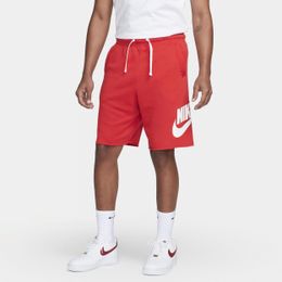 Nike Club Alumni Herrenshorts aus French Terry - Rot