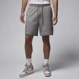 Jordan Flight Fleece Shorts mit diamantförmigen Akzenten (für Herren) - Grau