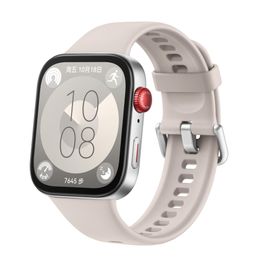 Smartwatch Huawei "WATCH FIT 3, 4,62 cm (1,82 Zoll) AMOLED-Display" Smartwatches weiß Fitness-Tracker Herzfrequenz-Monitoring, SpO2, Atemübungen