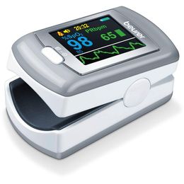 Pulsoximeter Beurer "PO 80" Blutdruckmessgeräte grau Blutdruckmessgerät