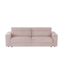 Höffner Big Sofa mit Schlaffunktion Branna ¦ rosa/pink ¦ Maße (cm): B: 250 H