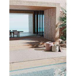 benuta Finest In- & Outdoor-Teppich Gracia Grau 160x230 cm - Teppich für Balkon, Terrasse & Garten
