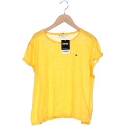 Tommy Hilfiger Damen T-Shirt, gelb, Gr. 36