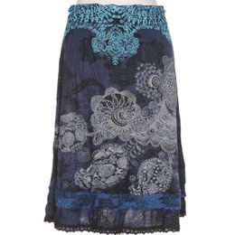 Desigual Damen Rock, blau, Gr. 36