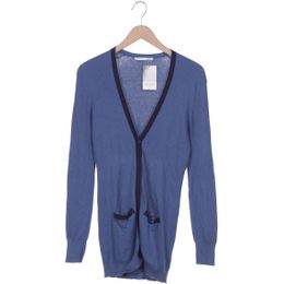 ALLUDE Damen Strickjacke, blau, Gr. 46