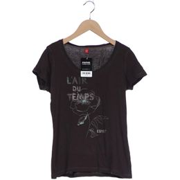 Esprit Damen T-Shirt, braun, Gr. 36