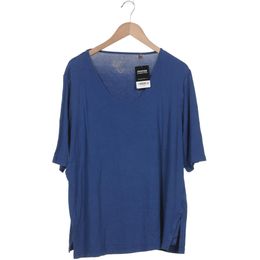 Selection by Ulla Popken Damen T-Shirt, blau, Gr. 50