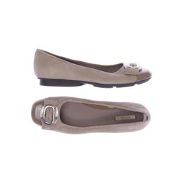 Geox Damen Ballerinas, beige, Gr. 38