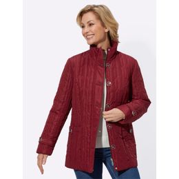 WITT Damen Steppjacke in w&auml;rmender Qualit&auml;t, dunkelrot, Gr&ouml;&szlig;e 48