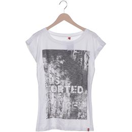 EDC by Esprit Damen T-Shirt, weiß, Gr. 36