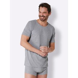 w&auml;schepur men Herren Shirt, grau-meliert, Gr&ouml;&szlig;e 6