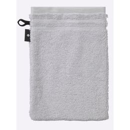 Vossen Handtuch, hellgrau, Gr&ouml;&szlig;e 16x22 cm, 2 - Waschlappen