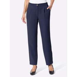 WITT Damen Stretch-Hose in Koffer-Qualit&auml;t, marine, Gr&ouml;&szlig;e 19