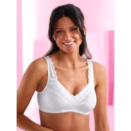 w&auml;schepur w&auml;schepur Damen BH ohne B&uuml;gel, wei&szlig;, Gr&ouml;&szlig;e 90B