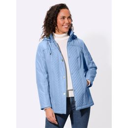 WITT Damen Steppjacke mit abnehmbarer Kapuze, eisblau, Gr&ouml;&szlig;e 19