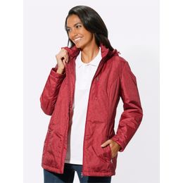 Catamaran Sports Damen Funktionsjacke mit abnehmbarer Kapuze, rot-dunkelrot, Gr&ouml;&szlig;e 38