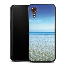 DeinDesign Galaxy Xcover 7 Handy Silikon H&uuml;lle Case schwarz Handyh&uuml;lle Sky Ocean Urlaub