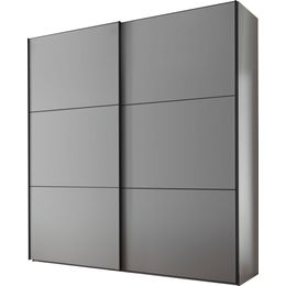 Schwebetürenschrank STAUD "Includo, Made in Germany" Schränke Gr. B/H/T: 167 cm x 222 cm x 68 cm, Premium, 2 St., blau (dekor saphir) Mit vier verschiedenen Ausstattungsvarianten