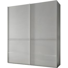 Schwebetürenschrank STAUD "Sonate Pesaro, Made in Germany" Schränke Gr. B/H/T: 188 cm x 222 cm x 68 cm, Classic, 2 St., weiß (alpinweißglas) Mit vier verschiedenen Ausstattungsvarianten