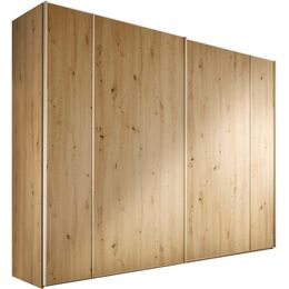 Schwebetürenschrank STAUD "Sonett 100, Made in Germany" Schränke Gr. B/H/T: 298 cm x 240 cm x 68 cm, Comfort, 2 St., braun (artisan eiche) mit vier verschiedenen Ausstattungsvarianten