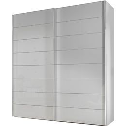 Schwebetürenschrank STAUD "Sonate Como, Made in Germany" Schränke Gr. B/H/T: 167 cm x 240 cm x 68 cm, Basic, 2 St., weiß (alpinweißglas) Mit vier verschiedenen Ausstattungsvarianten