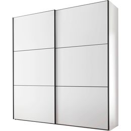 Schwebetürenschrank STAUD "Includo, Made in Germany" Schränke Gr. B/H/T: 188 cm x 222 cm x 68 cm, Premium, 2 St., weiß (dekor weiß) Mit vier verschiedenen Ausstattungsvarianten