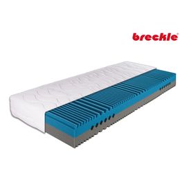 BRECKLE LEDERCOLLECTION Kaltschaummatratze BRECKLE "Ocean Blue in den Größen 90/200 cm und weiteren erhältlich" Matratzen Gr. fle x ibel (0 kg - 110 kg), B/H/L: 80 cm x 20 cm x 200 cm, Polyester Bezug, Material oben: Kunstfaser Material unten: Kunstfaser, 1 St., weiß Allergiker-