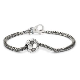 Trollbeads Armband Set Fussball Fieber Armband, TZZDE-01127, silberfarben, Fussball Fieber Armband, 19 cm