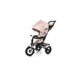 Lorelli Tricycle Neo 4 in 1 Luftreifen, Schiebestange, Sitz drehbar, verstellbar beige-schwarz