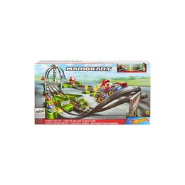 Mattel GCP27 - Hot Wheels - Mario Kart - Rundkurs Rennbahn, Deluxe Track-Set
