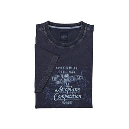 Engbers T-Shirt T-Shirt mit Print, blau, XL