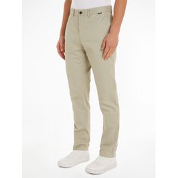 Chinohose Calvin Klein "MODERN TWILL SLIM CHINO" Gr. 30, Länge 30, grau (london fog) Herren Hosen mit Logoprägung