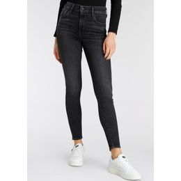 Levi's Skinny-fit-Jeans LEVI'S "720 High Rise" Gr. 25, Länge 30, schwarz (black) Damen Jeans