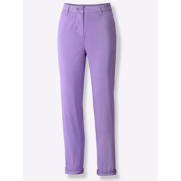WITT Damen Chinohose in Baumwoll-Stretch-Qualit&auml;t, lavendel, Gr&ouml;&szlig;e 40