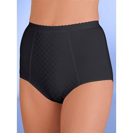 w&auml;schepur w&auml;schepur Damen Formslip mit Jacquard-Einsatz, schwarz, Gr&ouml;&szlig;e 36/38