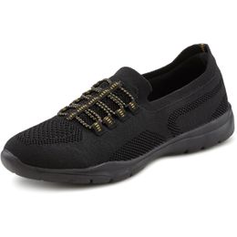 Lascana Damen Sneaker, schwarz, Größe 36