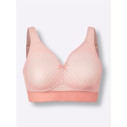 w&auml;schepur w&auml;schepur Damen Komfort-BH ohne B&uuml;gel im Doppelpack, puder-bedruckt, Gr&ouml;&szlig;e 85A