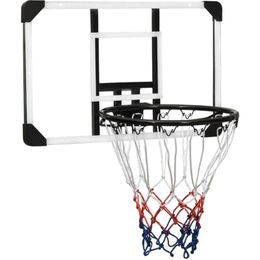 Basketballkorb Transparent 71x45x2,5 cm Polycarbonat vidaXL