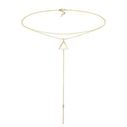 Elli Choker 'Dreieck' Damen Gr&ouml;&szlig;e One Size gold