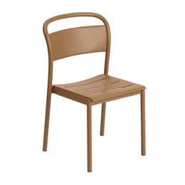 muuto - Linear Steel Side Chair, burnt orange