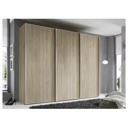 Schwebetürenschrank STAUD "Sinfonie Plus, edles Design in hochwertiger Qualität, Made Germany" Schränke Gr. B/H/T: 298 cm x 240 cm x 68 cm, Premium, 3 St., braun (sonoma eiche) Mit vier verschiedenen Ausstattungsvarianten