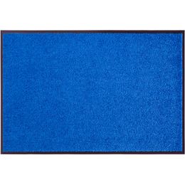Läufer Hanse Home "Wash & Clean" Teppiche Gr. B/L: 120 cm x 180 cm, 7 mm, 1 St., blau Küchenläufer Schmutzfangmatte, Türmatte, Innen und Außen, Rutschfest, Waschbar