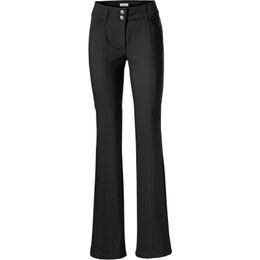 Heine Witt Damen Bootcuthose aus Techno-Stretch, schwarz, Gr&ouml;&szlig;e 19